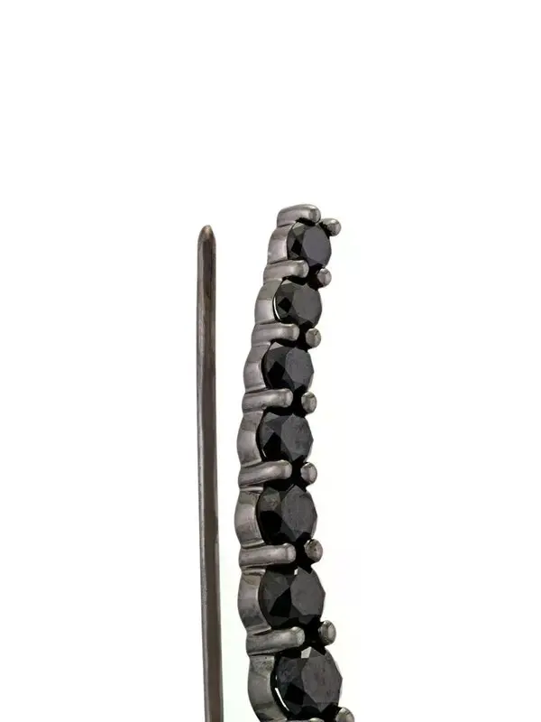 ALINKA Dasha Black Diamond Left Side Large Slider Earring