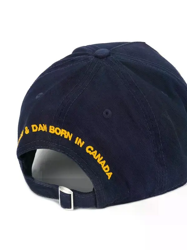 Dsquared2 Canadian Flag Baseball Cap - Blue