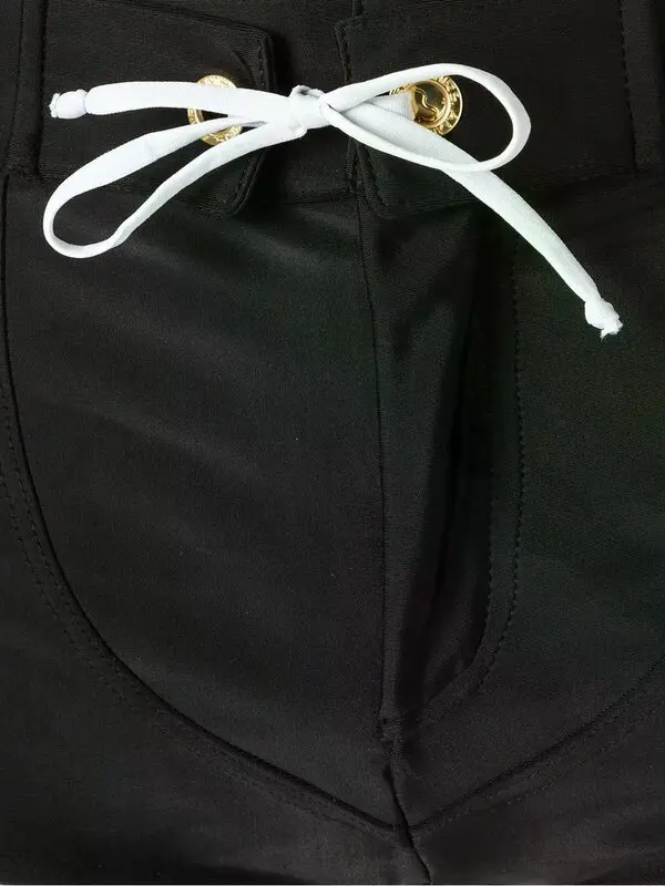 AMIR SLAMA Paneled Drawstring Swim Trunks