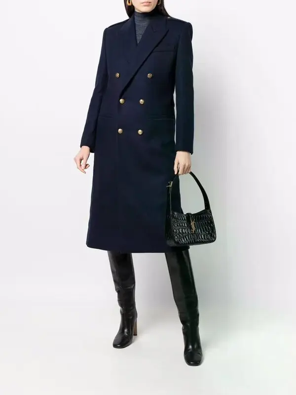 Saint Laurent Double-breasted Tailored Coat