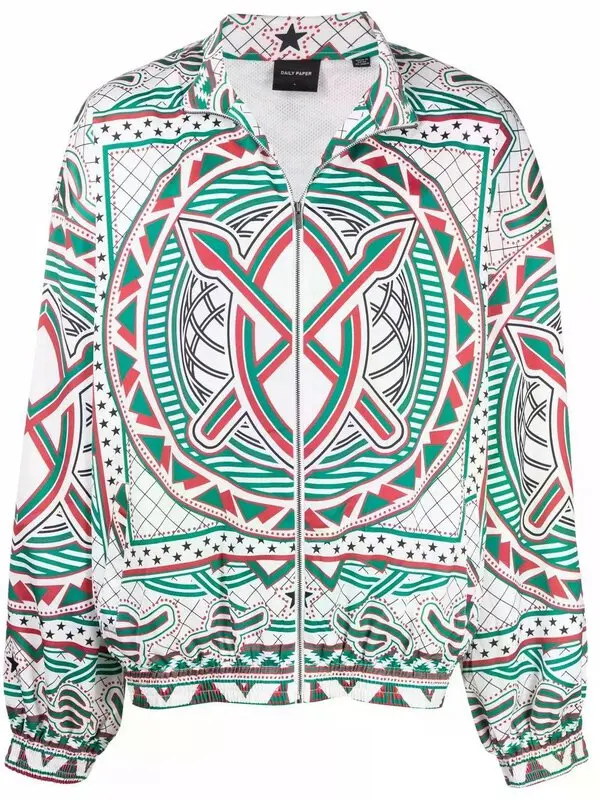 DAILY PAPER Abstract-pattern Bomber Jacket
