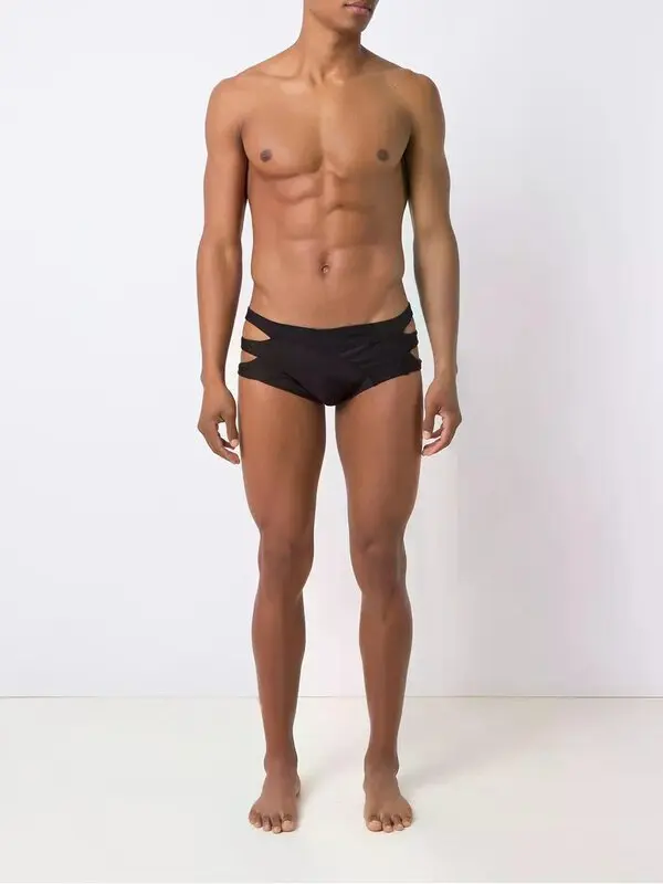 AMIR SLAMA Cut Out Swim Trunks