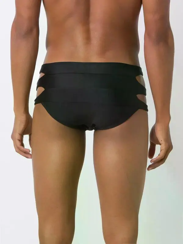 AMIR SLAMA Cut Out Swim Trunks