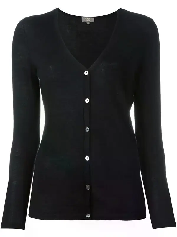 N.peal Cashmere Superfine V-neck Cardigan