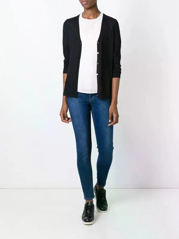 N.peal Cashmere Superfine V-neck Cardigan