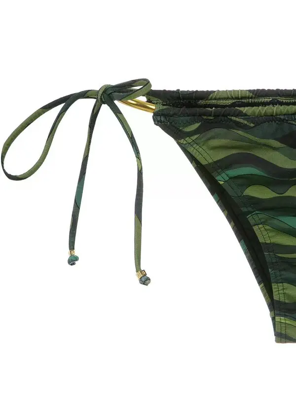 AMIR SLAMA Wave Print Bikini Set