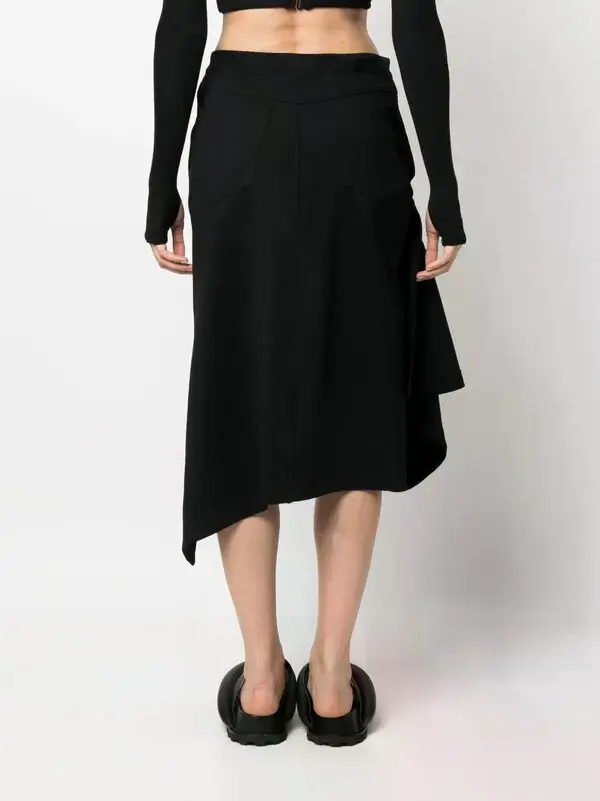 JW Anderson Asymmetric Draped Midi Skirt