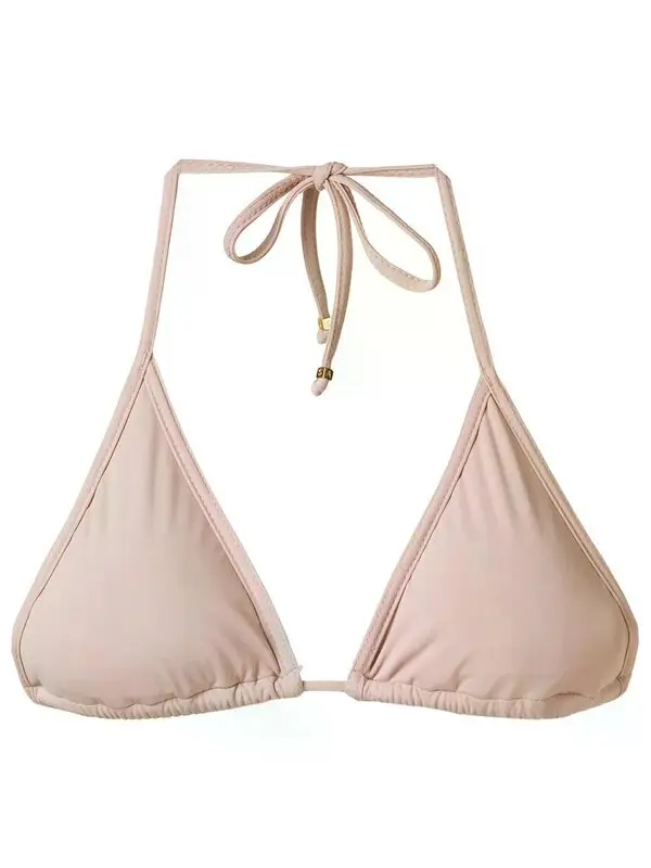 AMIR SLAMA Triangle Bikini Top - Neutrals