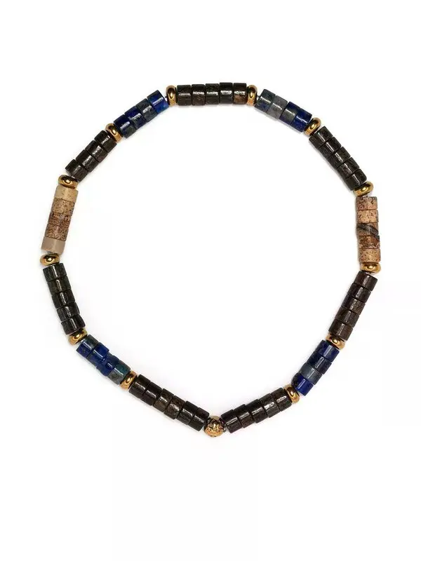 NIALAYA JEWELRY Turquoise Beaded Bracelet - Brown
