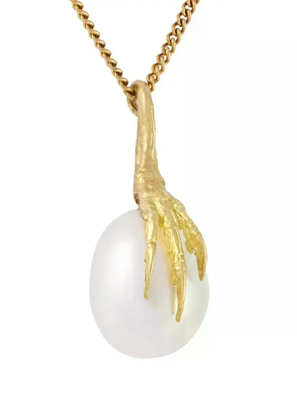 WOUTERS & HENDRIX 18kt Yellow Gold 'crow's Claw' Pearl Necklace