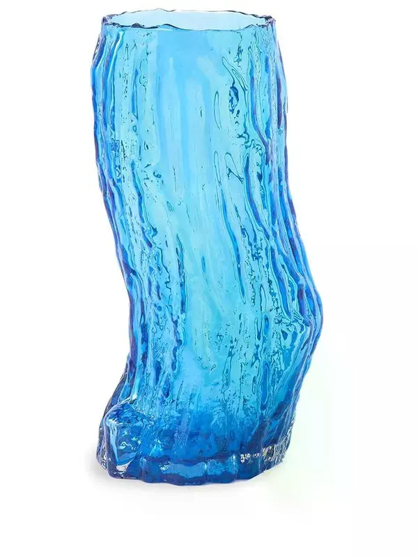 POLSPOTTEN Tree Log Vase - Blue