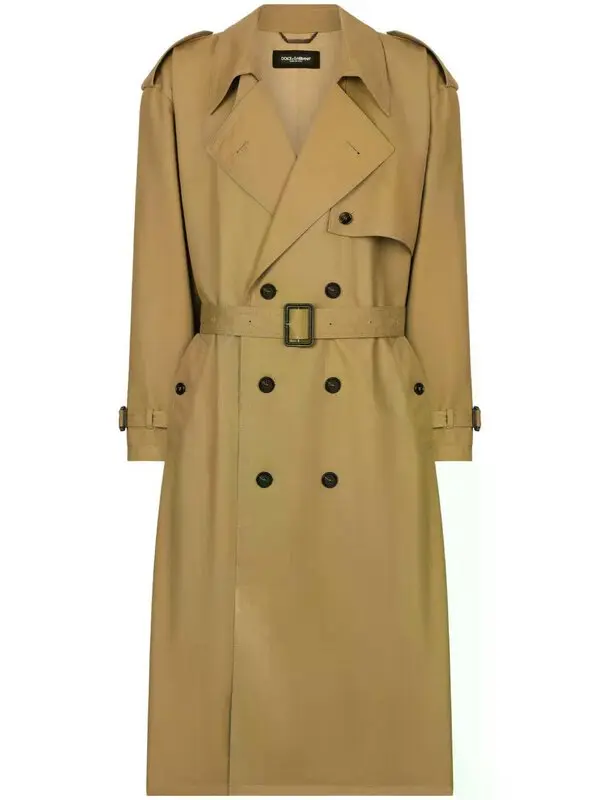 Dolce & Gabbana Belted Double-breasted Coat