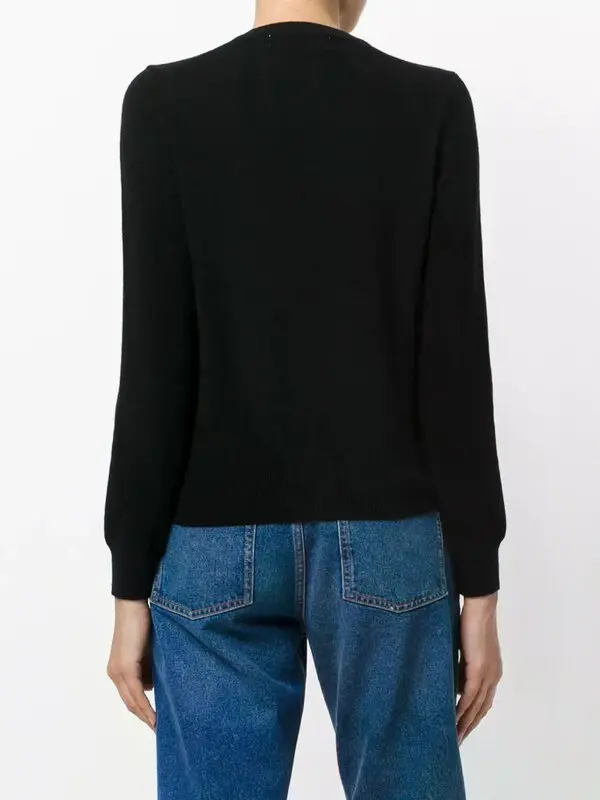 Play Comme Des Garcon Heart Logo Cardigan