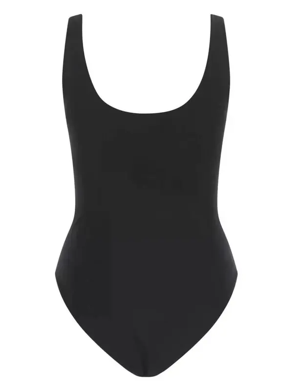 Saint Laurent Saharienne Lace-up One Piece Swimsuit