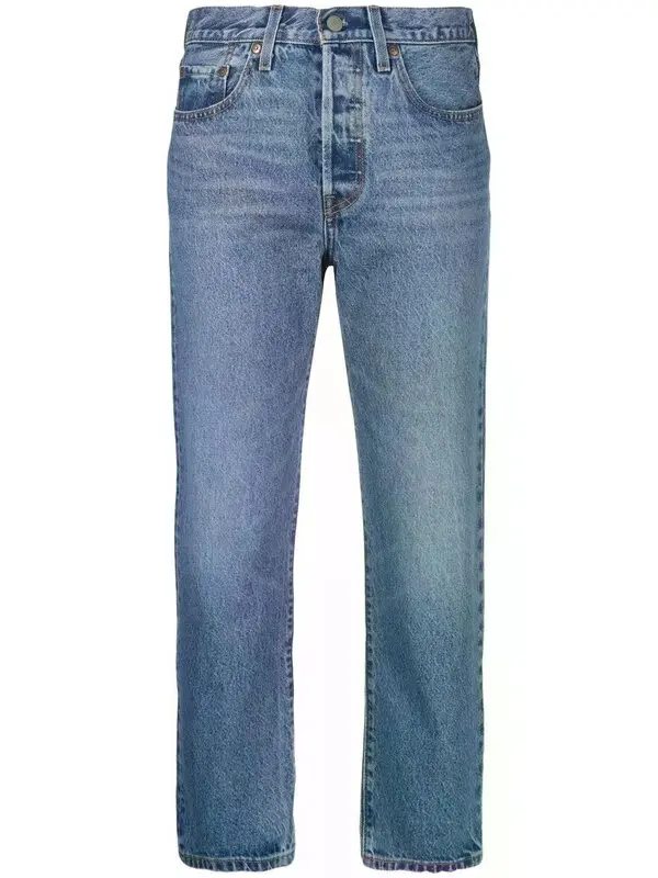 LEVI'S 501® Cropped Straight-leg Jeans