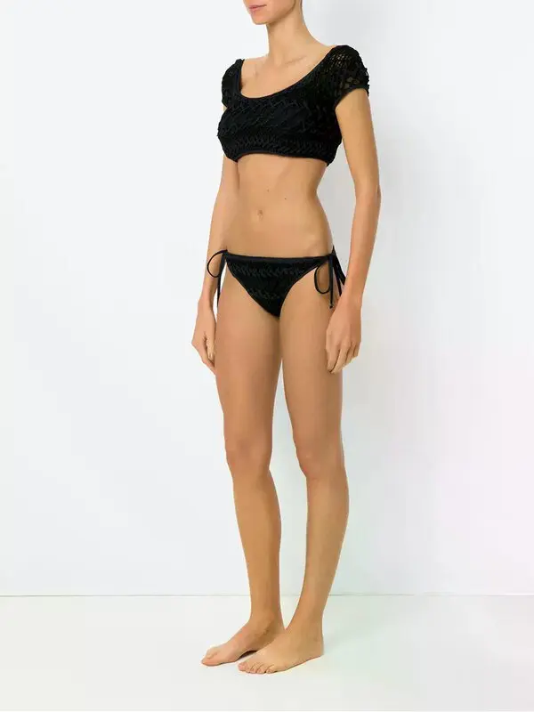 AMIR SLAMA Woven Bikini Set