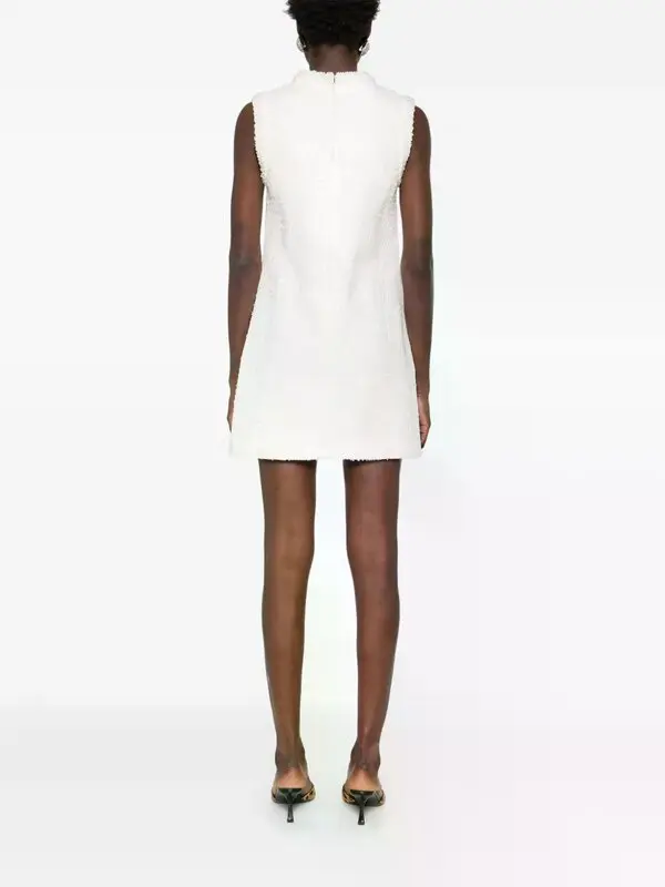 SELF-PORTRAIT Sequin-embellished Bouclé Dress