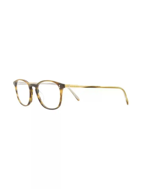 Oliver Spencer Round Frame Optical Glasses - Brown