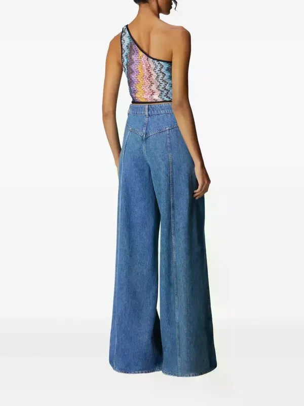 Missoni Zigzag One-shoulder Top