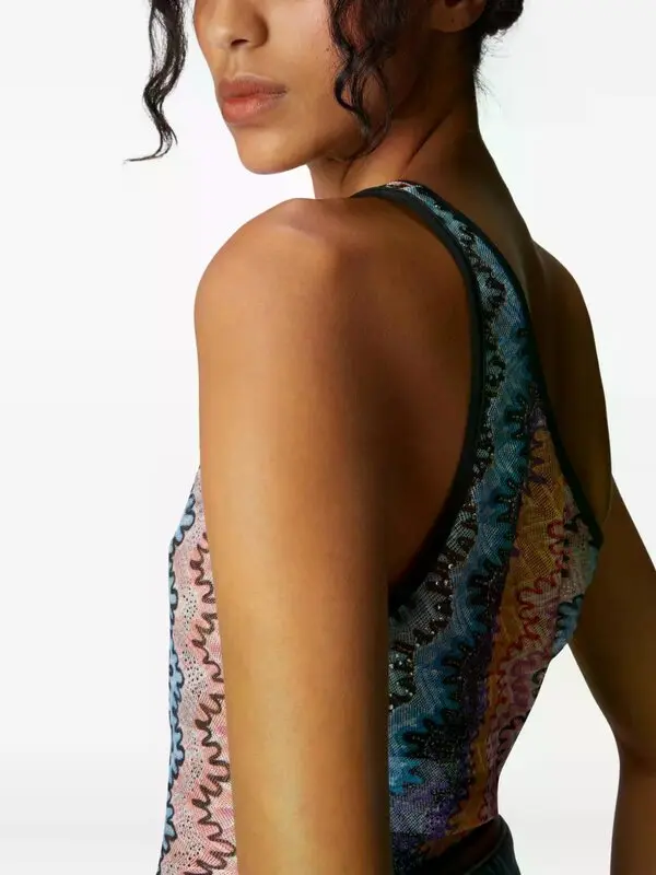 Missoni Zigzag One-shoulder Top