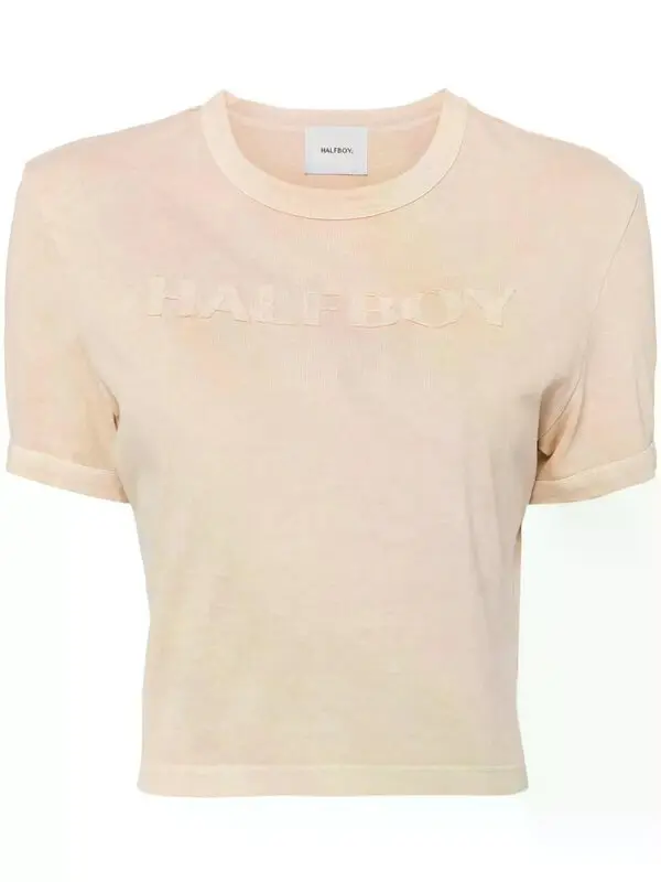 HALFBOY Logo-patch Cotton T-shirt