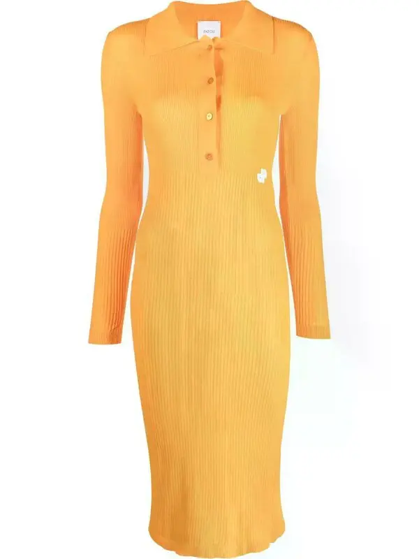PATOU Knitted Polo Dress