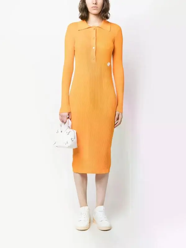 PATOU Knitted Polo Dress