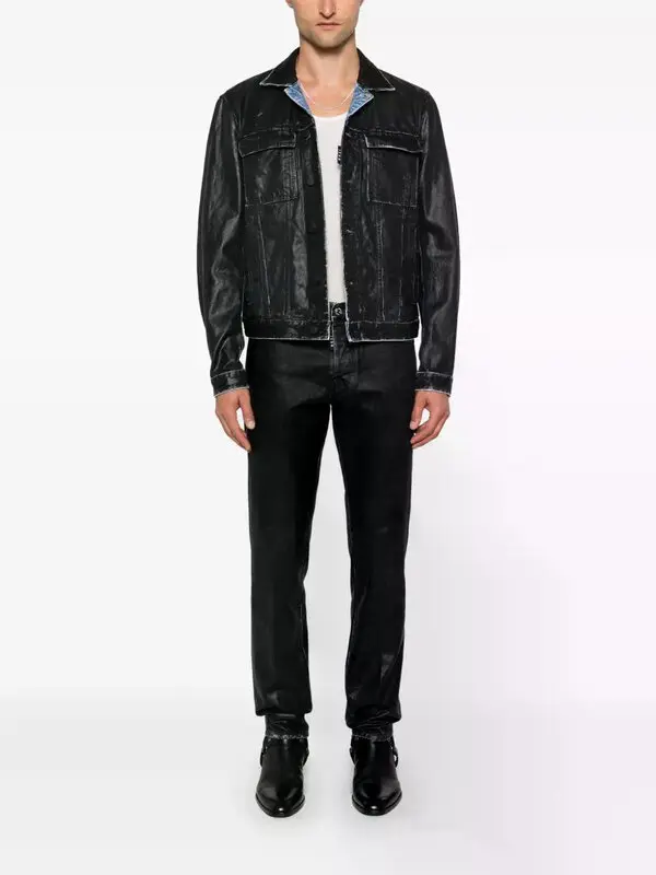 Dsquared2 Garment-dyed Straight Leg Jeans