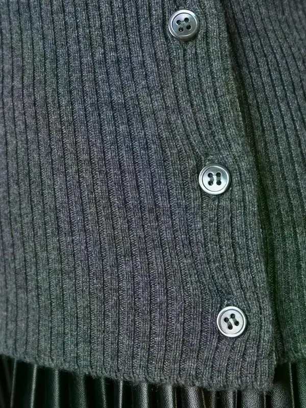 Thom Browne Crew-neck Cashmere Gilet