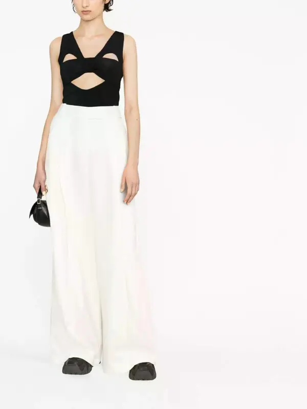 AMBUSH Cut-out Heart Sleeveless Top - Black