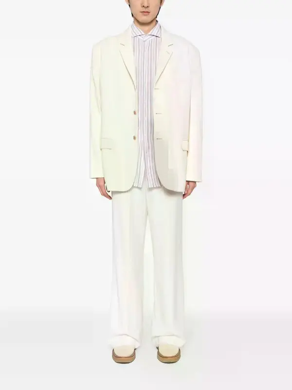 LARDINI Striped Button-up Shirt