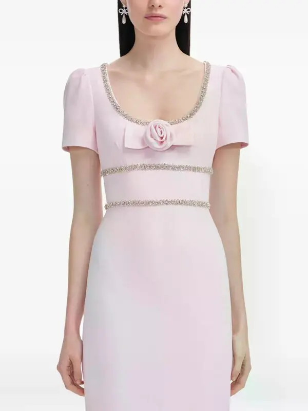 SELF-PORTRAIT Crystal-embellished Dress