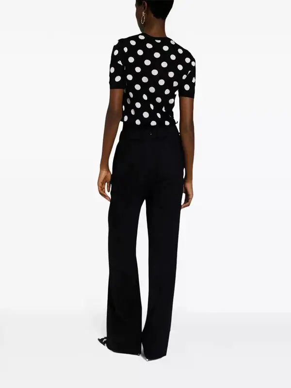Dolce & Gabbana Twill Flared Trousers