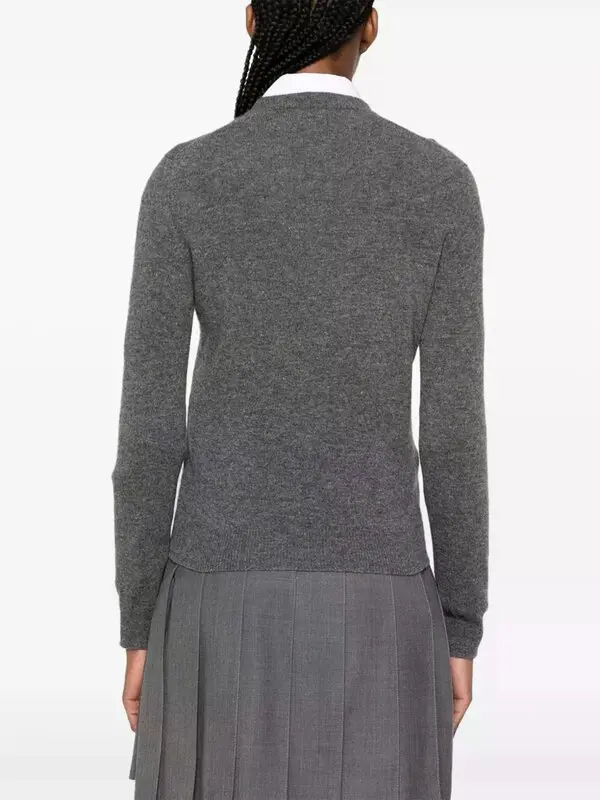 Play Comme Des Garcon Heart Embellished Cardigan