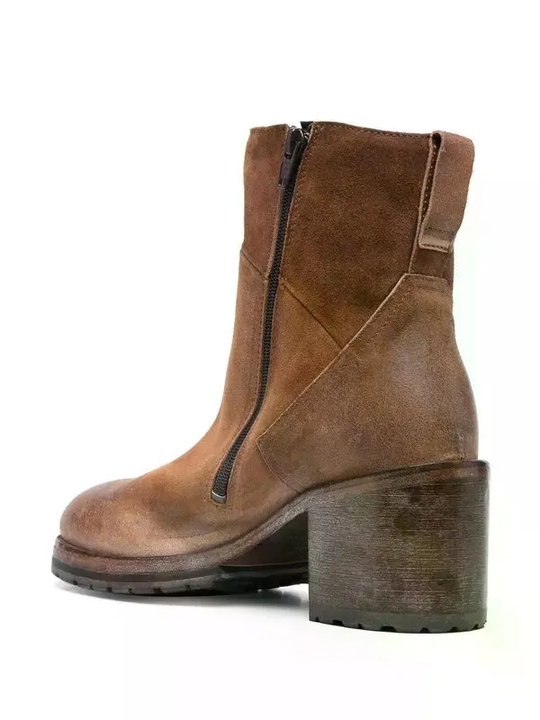 Moma 70mm Leather Ankle Boots