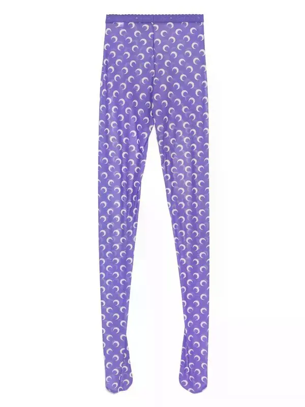 MARINE SERRE Crescent Moon Tights