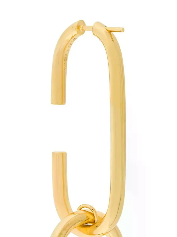 MARIA BLACK Oval Link Earring