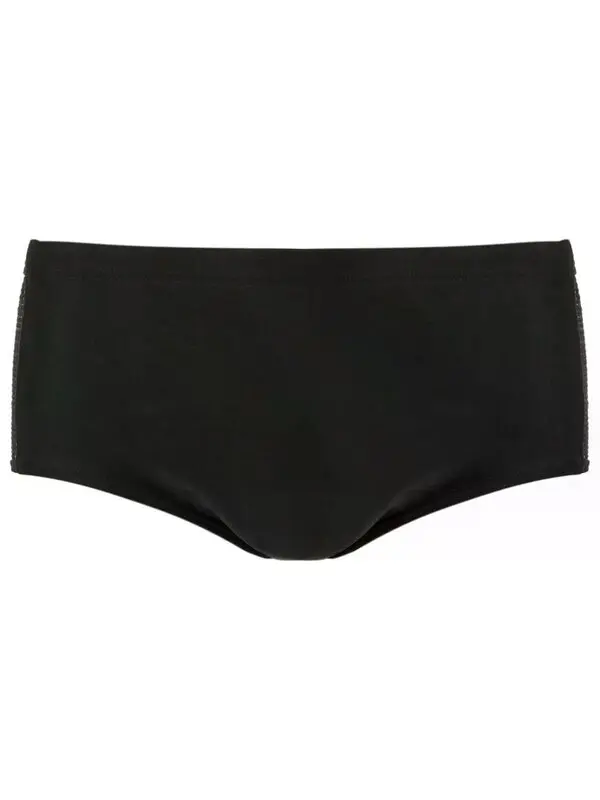 AMIR SLAMA Mesh Panels Trunks - Black