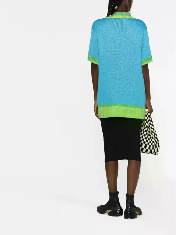 Andersson Bell Intarsia-knit Top