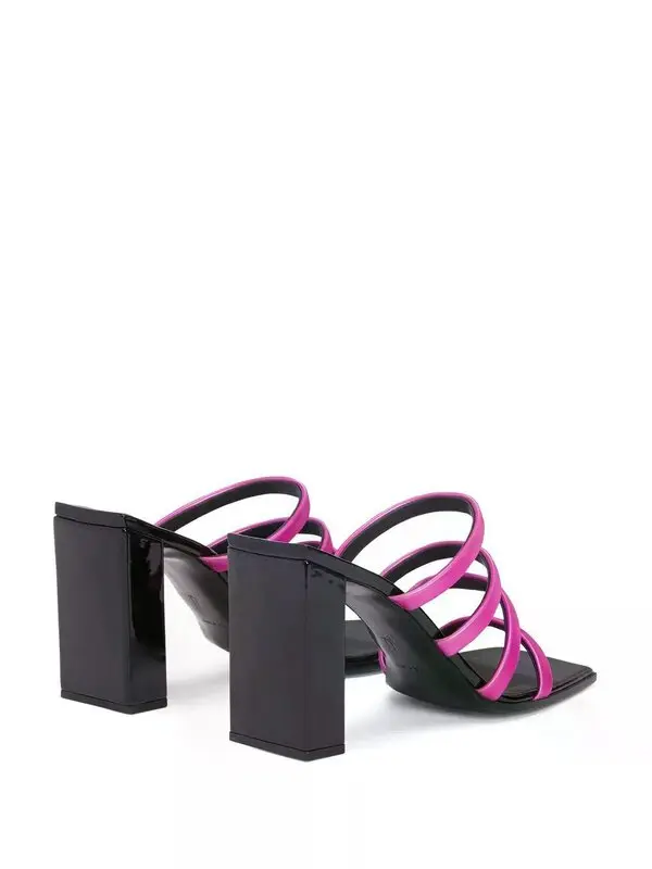 GIUSEPPE ZANOTTI 85mm Shangay Mules - Black
