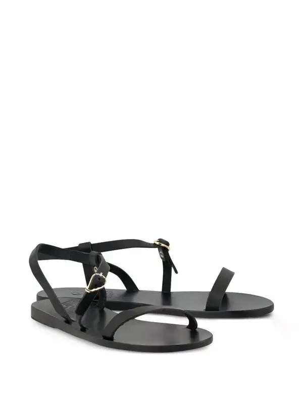 ANCIENT GREEK SANDALS Niove Flat Sandals - Black