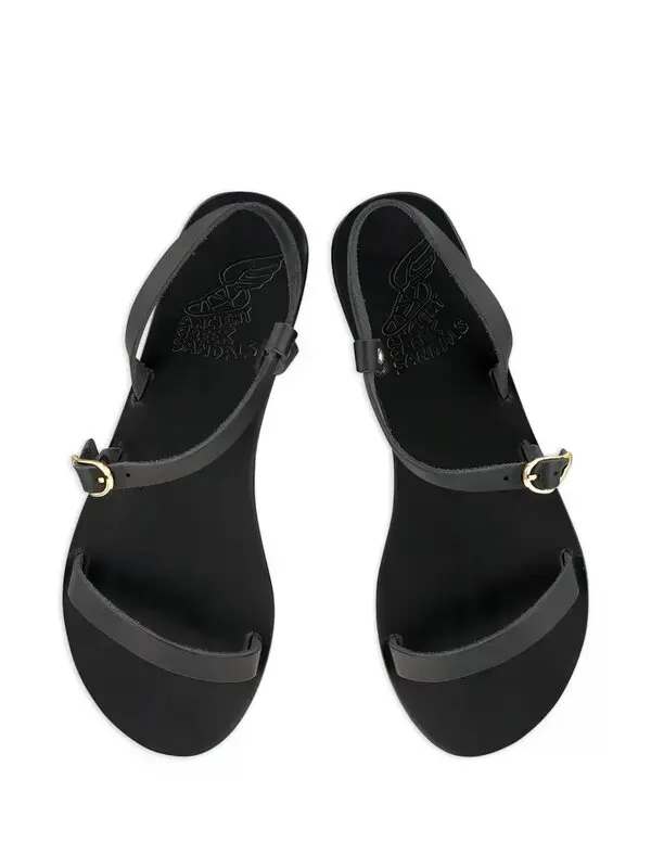 ANCIENT GREEK SANDALS Niove Flat Sandals - Black