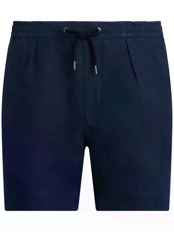 Ralph Lauren Purple Label Linen Shorts - Blue