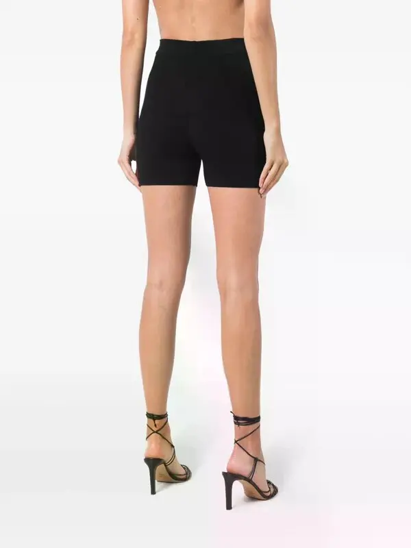 Jacquemus Le Short Arancia Ribbed Biker Shorts