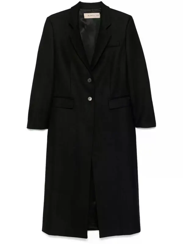 BLANCA VITA Herringbone-pattern Coat