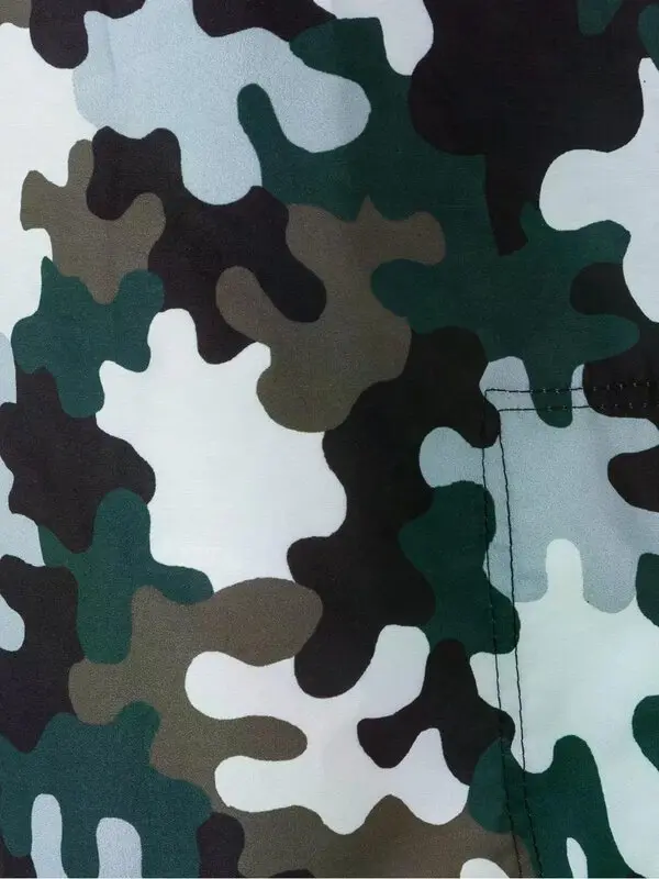 AMIR SLAMA Camouflage Print Swim Shorts