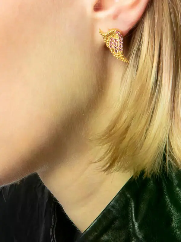 Zadig&Voltaire Rock Stud Earrings - Gold