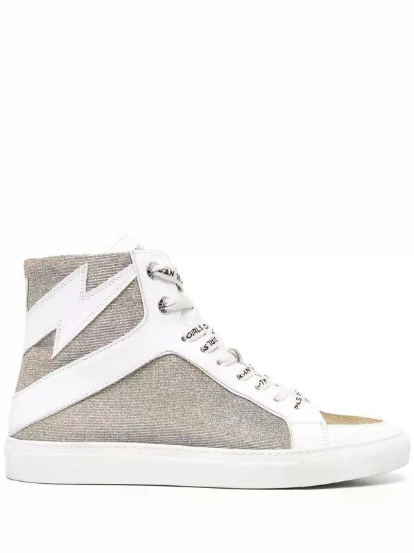 Zadig&Voltaire Flash-detail Glitter Sneakers