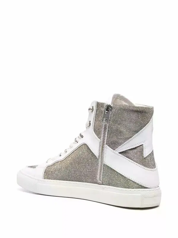 Zadig&Voltaire Flash-detail Glitter Sneakers