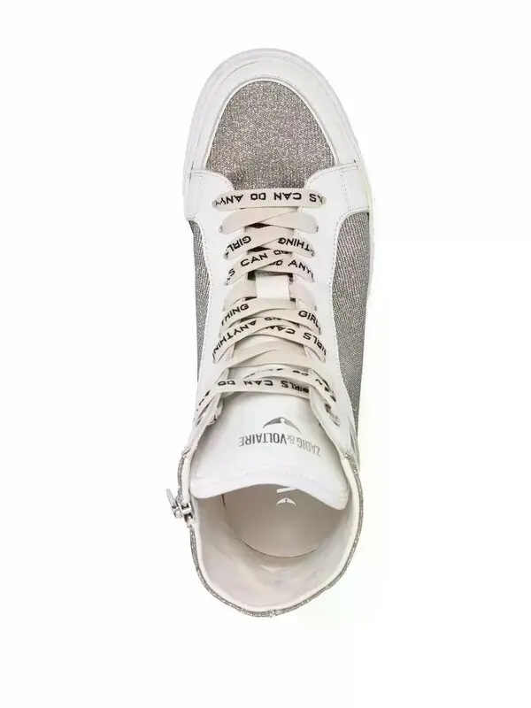 Zadig&Voltaire Flash-detail Glitter Sneakers